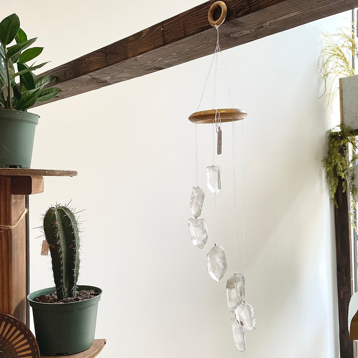 Clear Quartz Crystal Wind Chime Mobile – Heim Iowa City